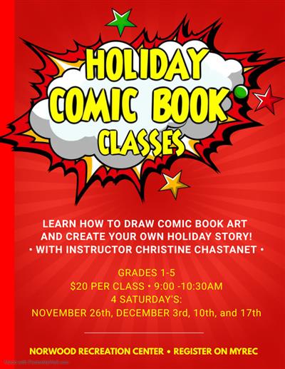 Norwood Recreation Department: Holiday Comic Book Series
